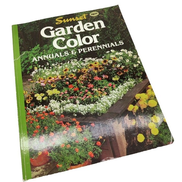 Accents | Vintage 1981 Sunset Garden Color Book Annuals Perennials ...
